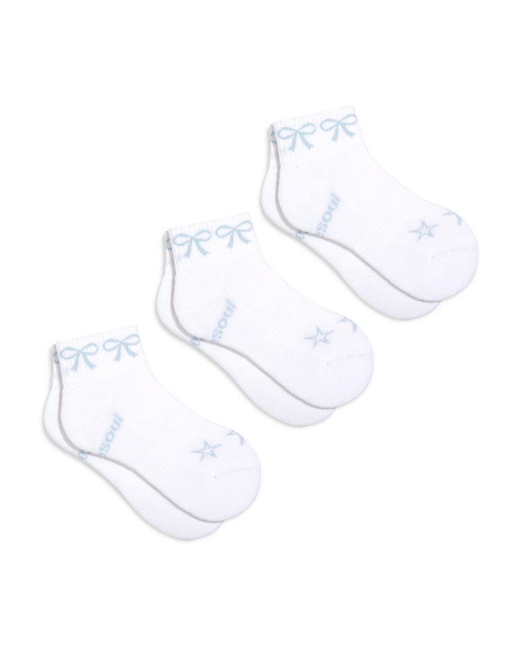 Holly Quarter Sock 3 Pack Solid – doublesoul