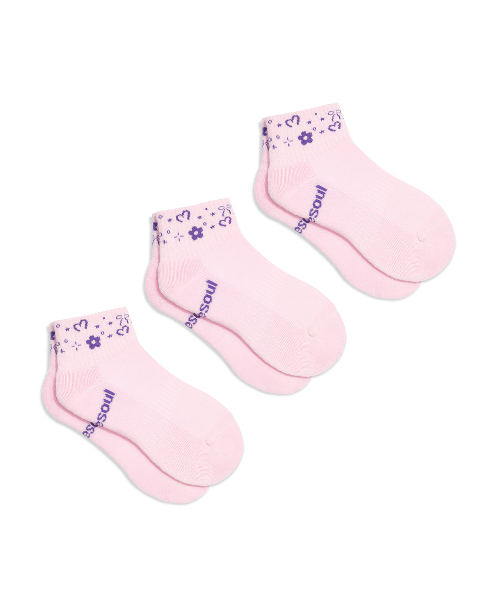 Verconiik Quarter Sock 3 Pack Solid – doublesoul